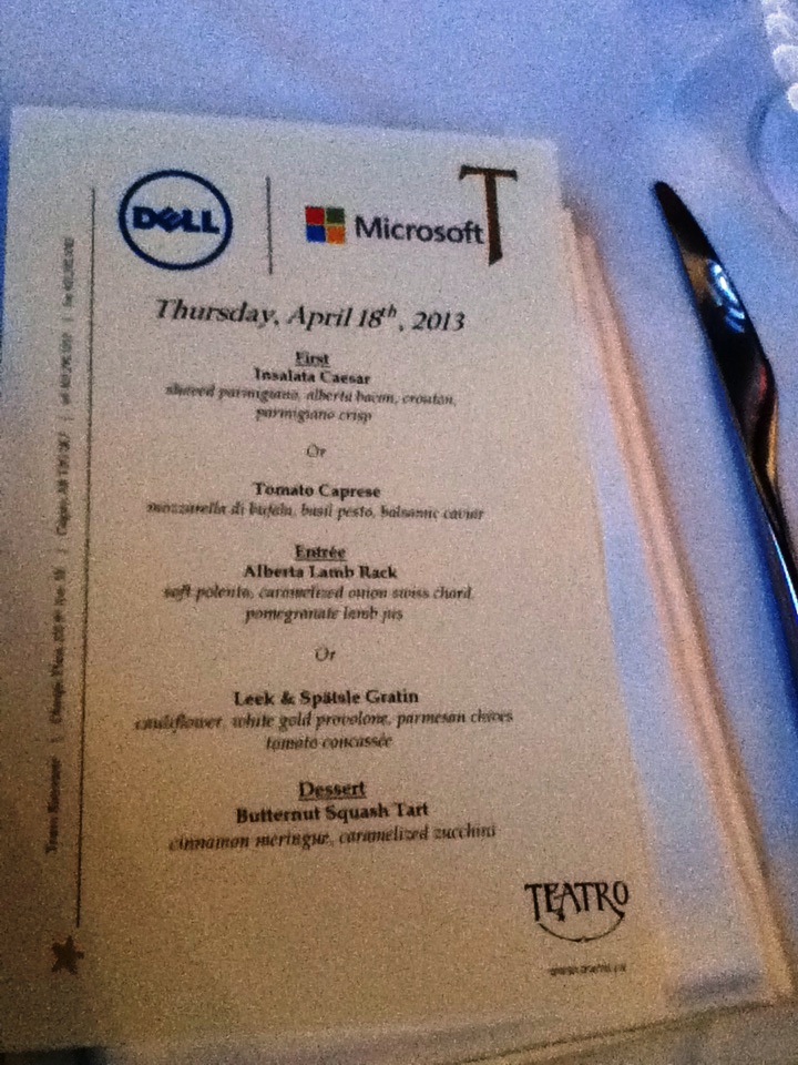 Teatro menu - Eat Your Broccoli!